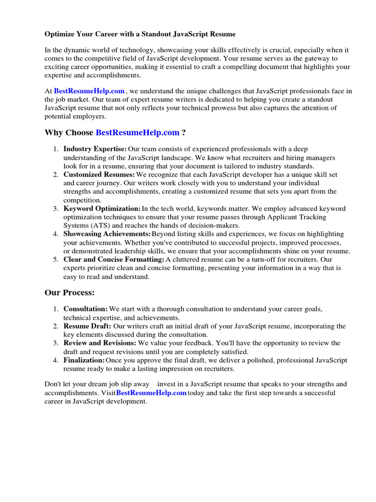 Javascript Resume | PDF | Web Development | Angular Js Javascript Resume | PDF | Web Development | Angular Js