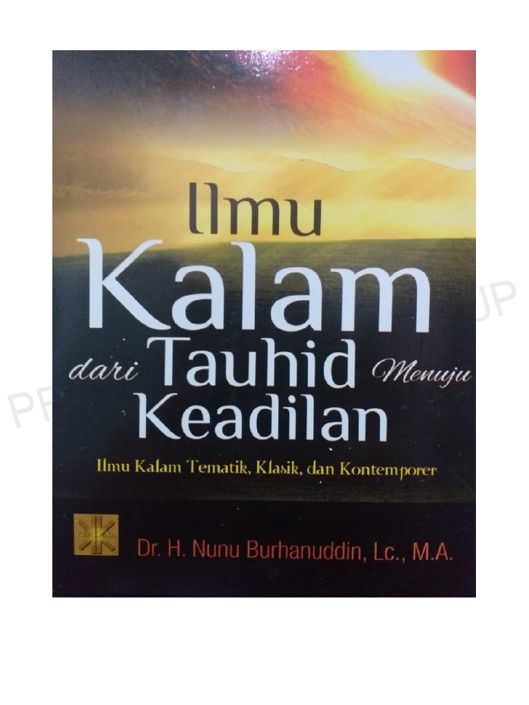 1 Ilmu Kalam Prenada JKT | PDF