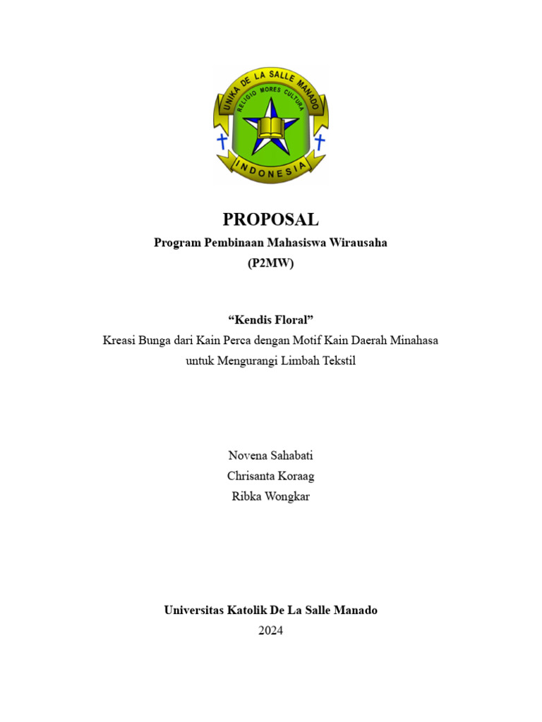 Lampiran Dokumen Kendis Floral | PDF | Bisnis | Pengelolaan Keuangan & Uang