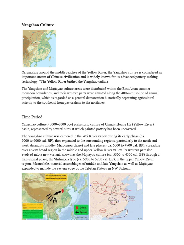 Yangshao Culture 2 | PDF