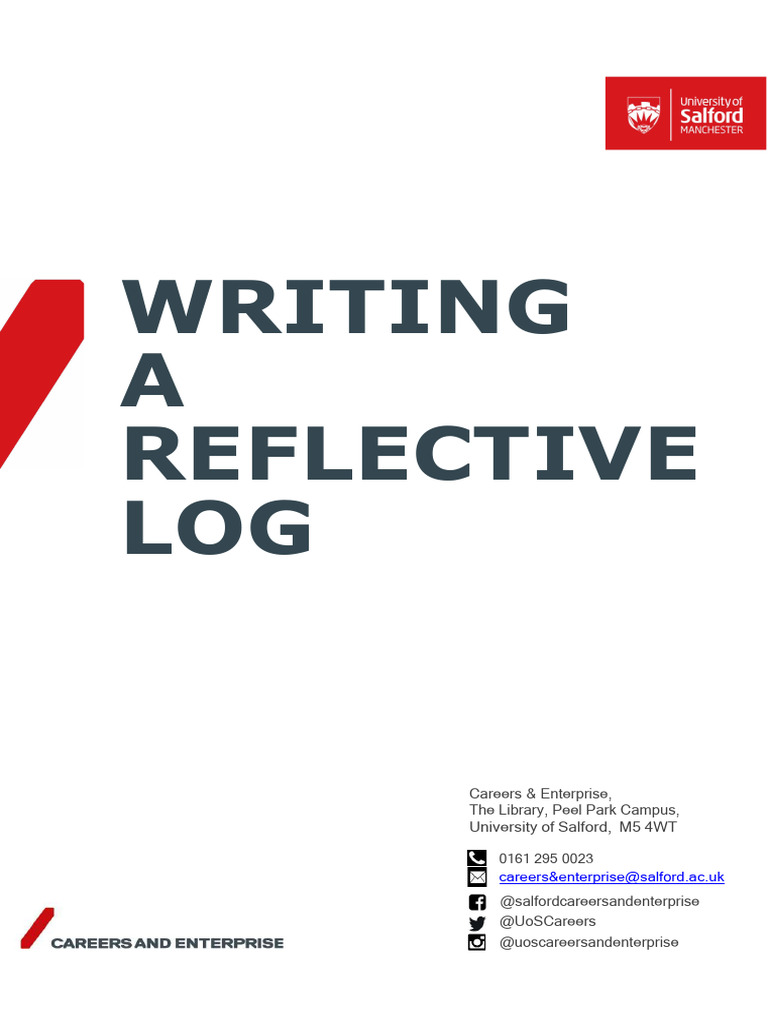 Writing a Reflective Log | PDF | Learning | Experience