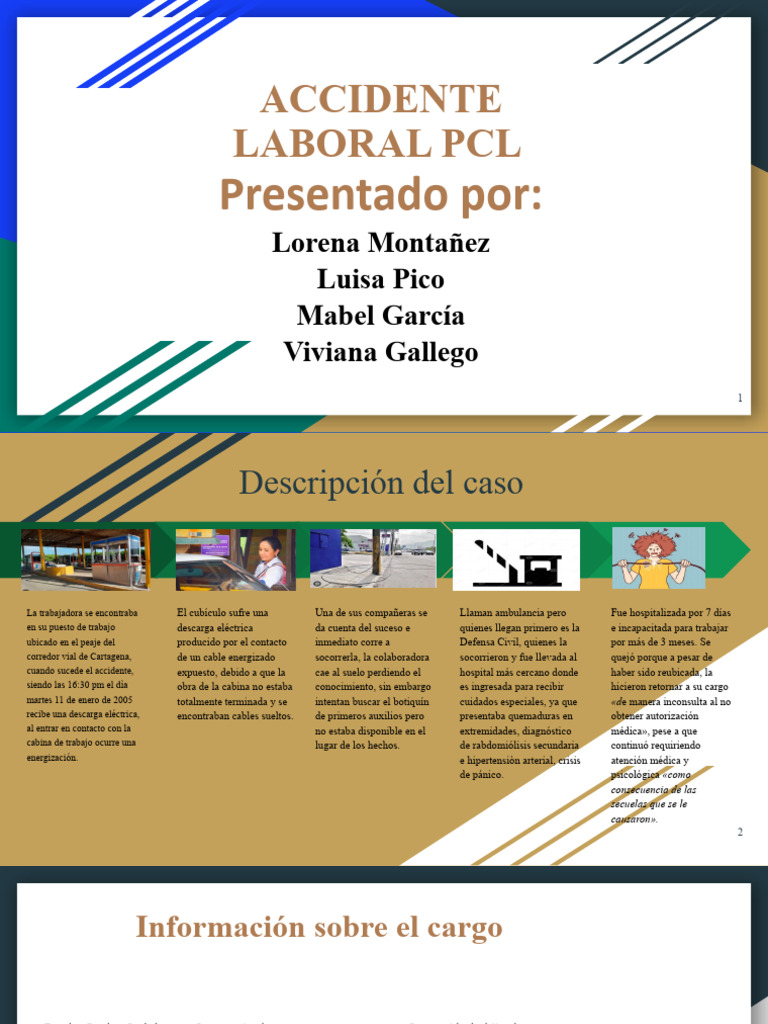 Accidente Laboral PCL | PDF | Medicina | Causas de la muerte