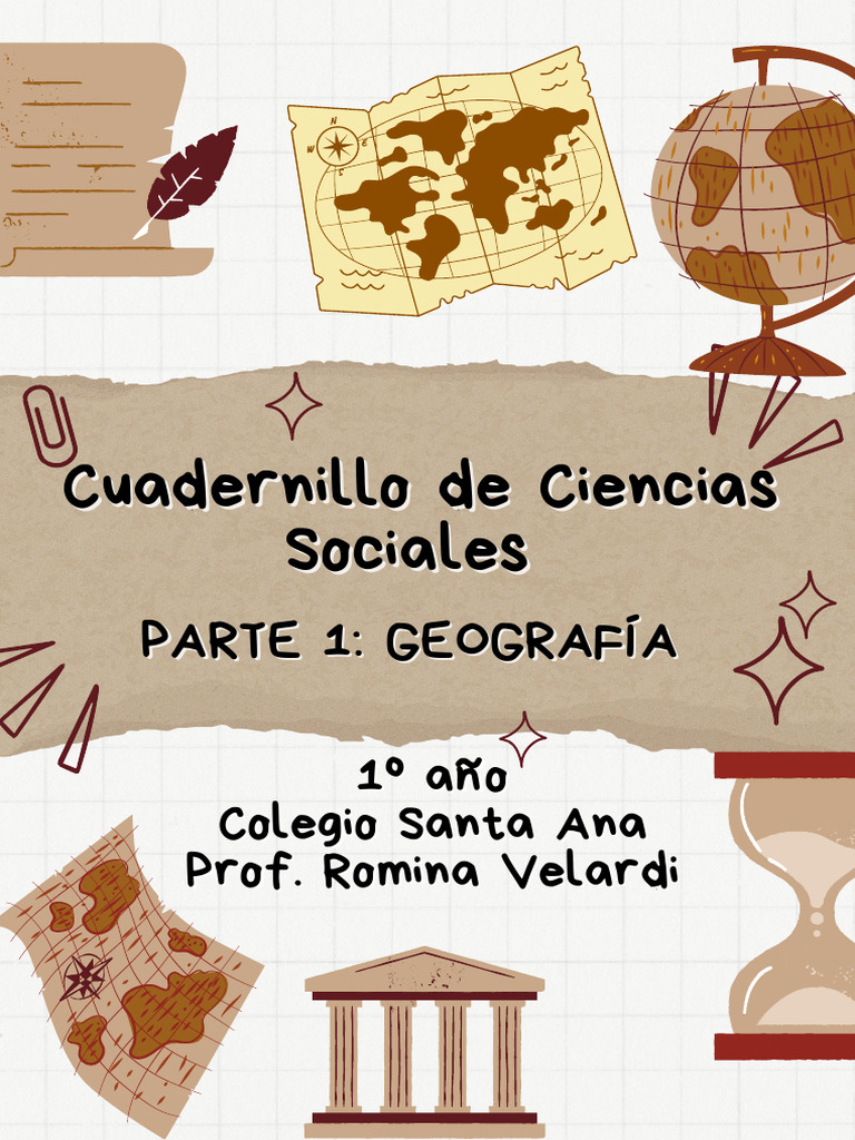 Parte 1 - Geografía - Cuadernillo Cs Sociales 2024 | PDF