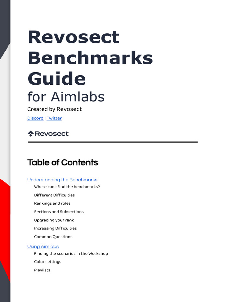 Revosect Benchmarks Guide | Download Free PDF | Latency (Engineering) | Benchmark (Computing)