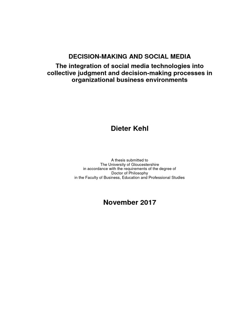 PHD Thesis s1112099 Dieter Kehl Redacted Signature Only | PDF