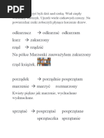 Teksty Do Pisania Z Pamieci Lub Ze Sluchu Klasa 2 | PDF