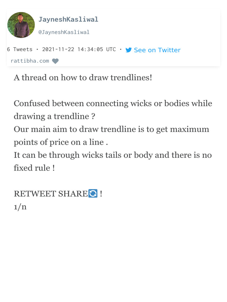 Trendline Trading | PDF | Career & Growth