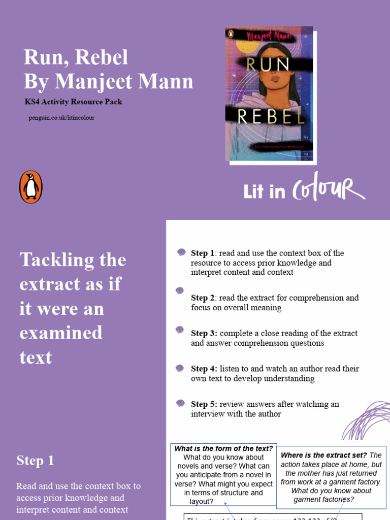 Run Rebel - Activities KS4 | PDF | Reading Comprehension | Human ...