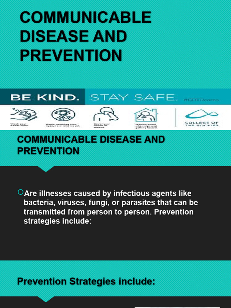 Communicable Disease and Prevention | Download Free PDF | Infection ...