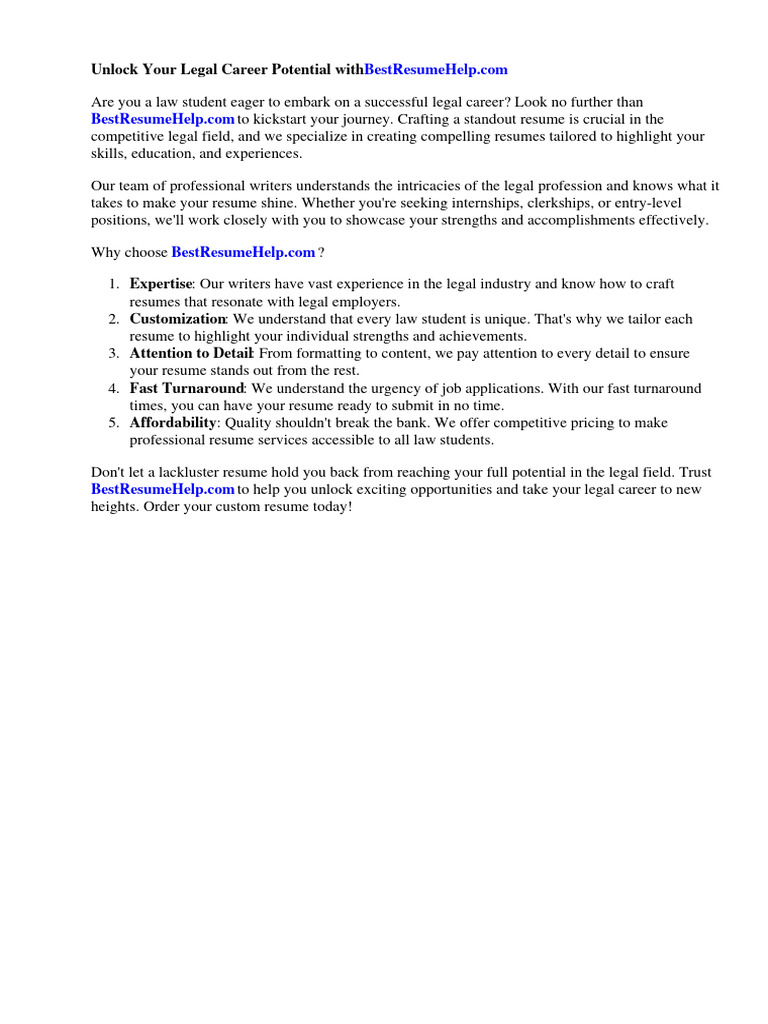 Law Student Cover Letter | PDF