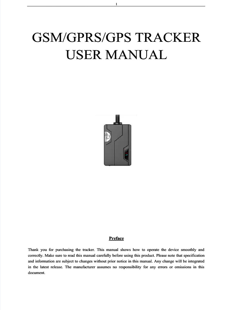 PDF Manual Gps Tracker 311c - Compress | PDF | Home & Garden ...