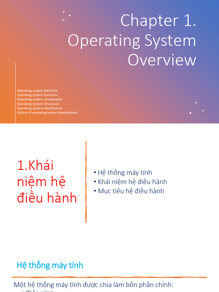 Chapter1_Operating System Overview | PDF Chapter1_Operating System Overview | PDF