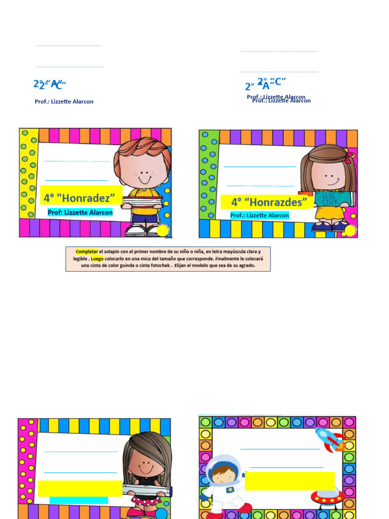 Instrucciones para Personalizar Solapines | PDF