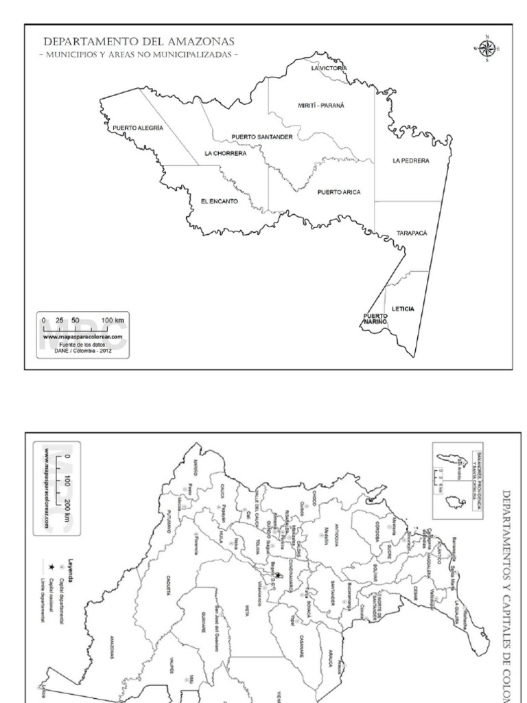 Mapas Con Regiones de Colombia | PDF