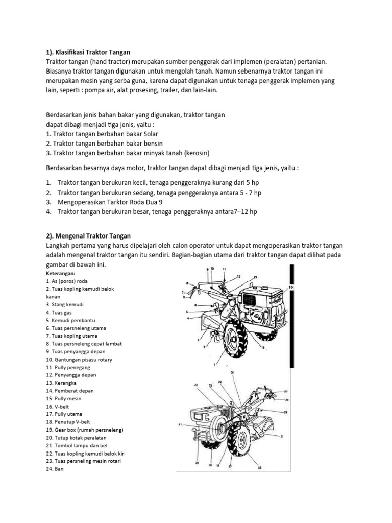Cara Kerja Traktor | PDF