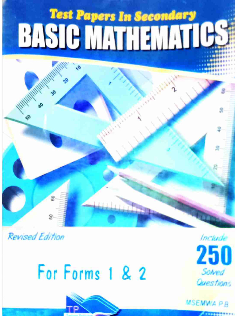 MATHS COMPLETE FOR FORM 1 | PDF