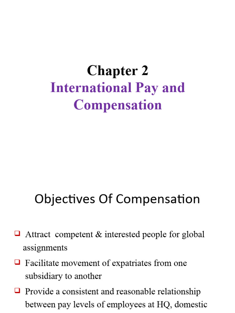 Chapter 2-National Employment-International Pay and Compensation | PDF ...