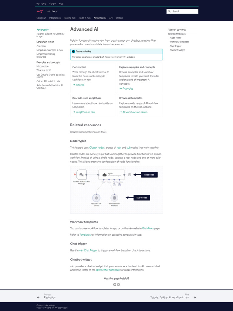 Documentacao n8n | PDF | Artificial Intelligence | Intelligence (AI) & Semantics
