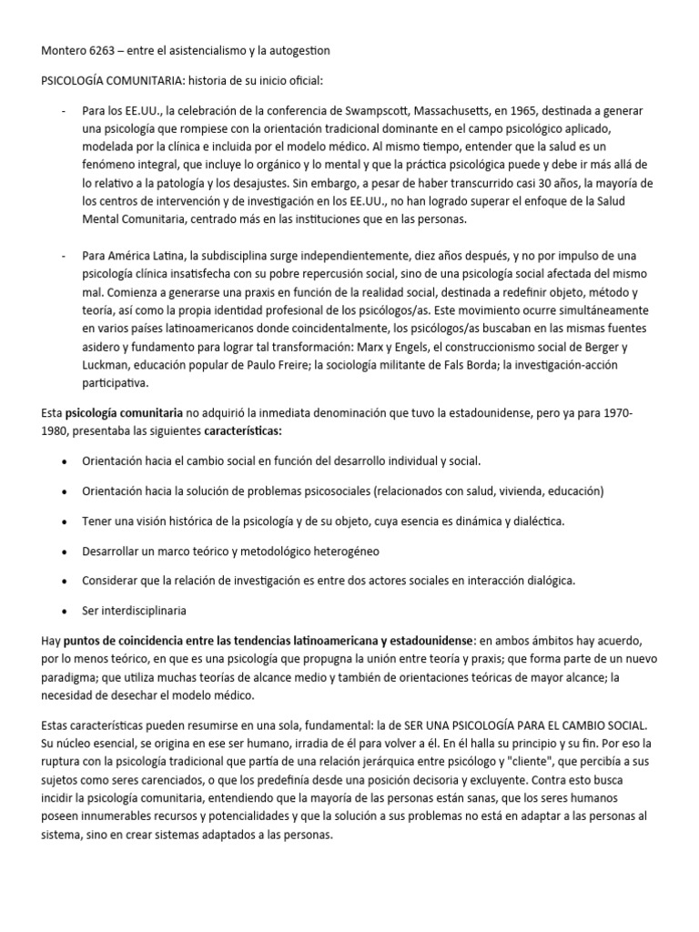Montero 6263 | PDF | Sicología | Conocimiento