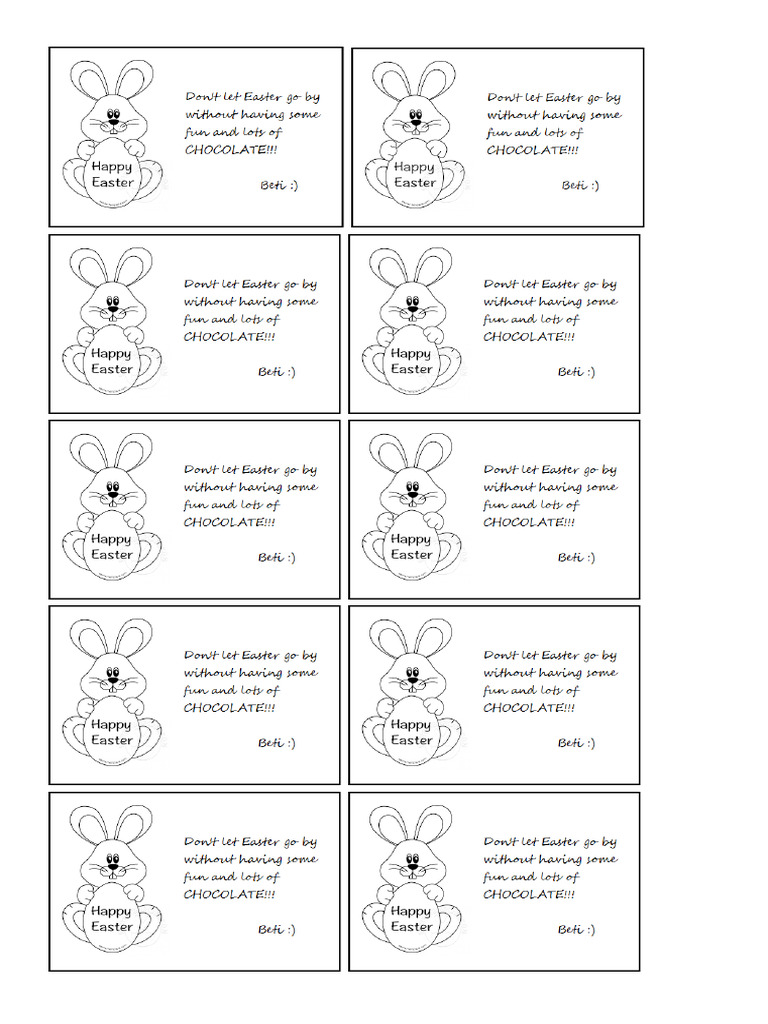 Easter Label | PDF