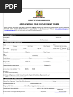 Kenya Police Abstract Form | PDF