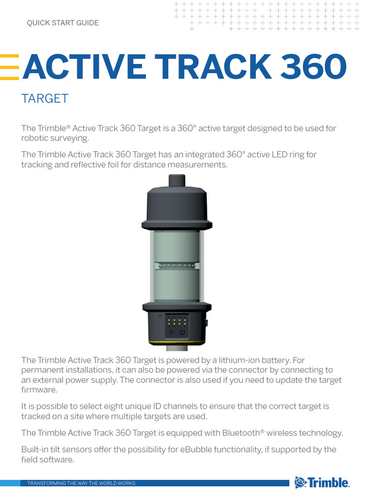 At360 Target Quick Start Guide - Rev D | PDF | Electromagnetic ...