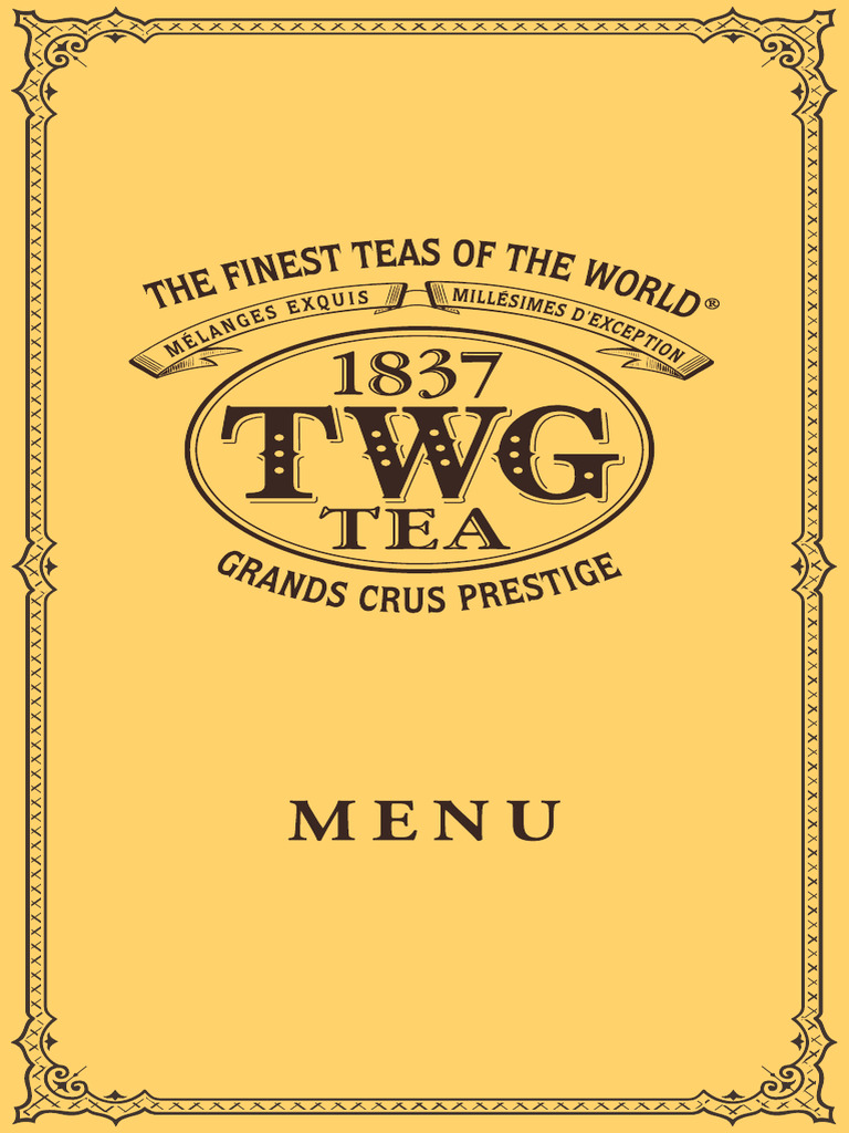 (WEB) TWG Tea F&B For Bangsar | PDF | Salad | Tea