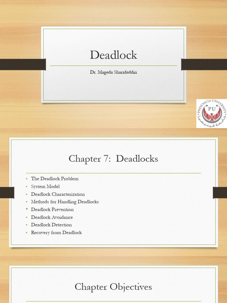 Lecture Deadlock | PDF | Process (Computing) | Computing