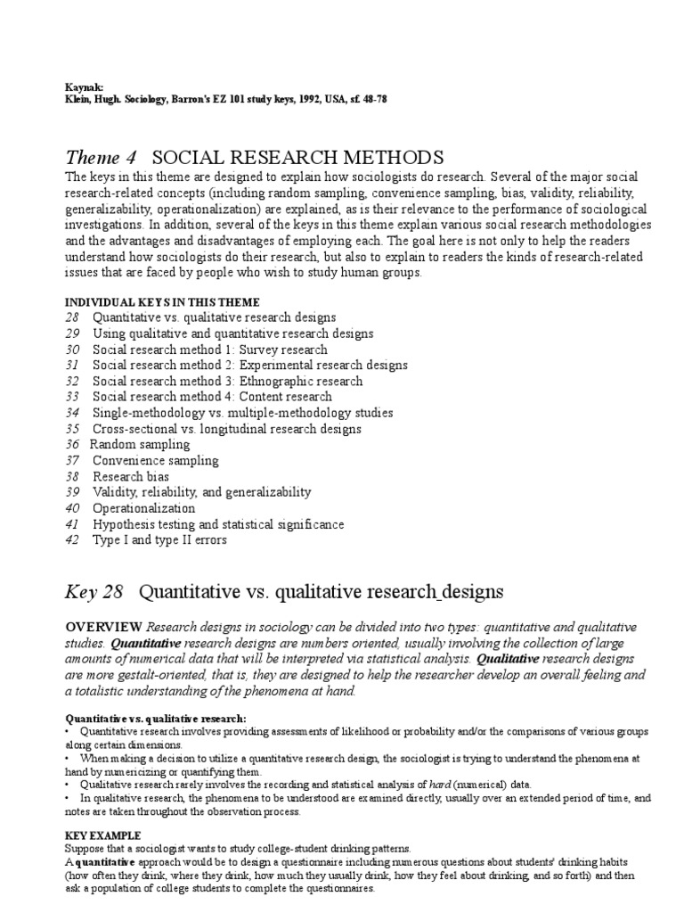 Social Research Methods | PDF | Survey Methodology | Quantitative Research