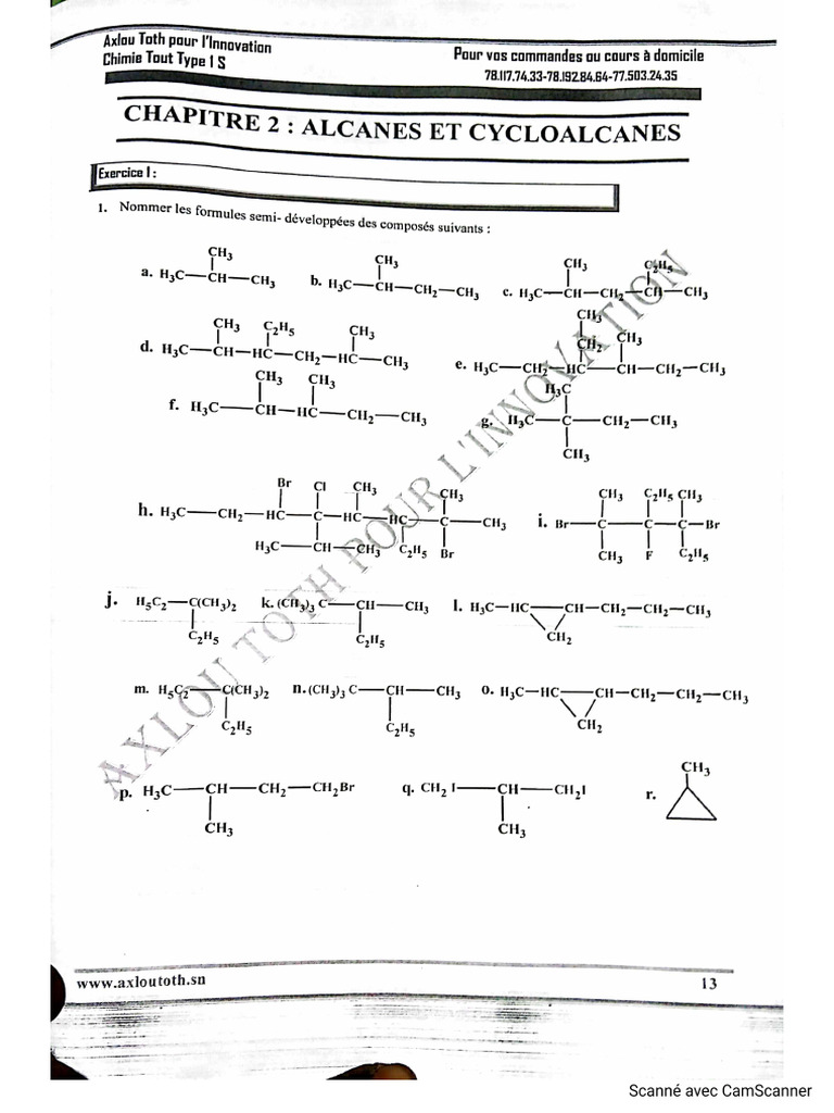 Alcanes Axlou Toth | PDF
