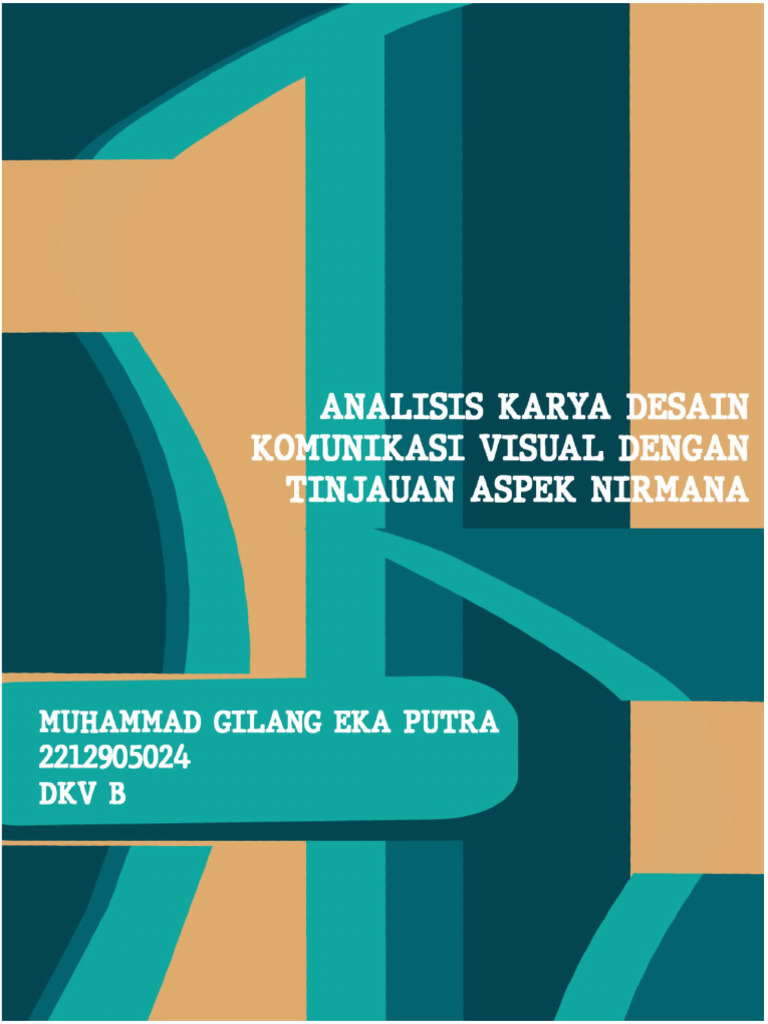 Analisis Karya Desain Komunikasi Visual Dengan Tinjauan Aspek Nirmana | PDF