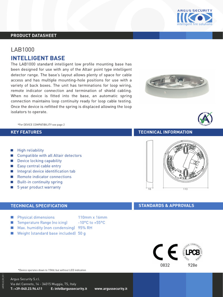 Lab1000 Sales Datasheet | PDF | Manufactured Goods