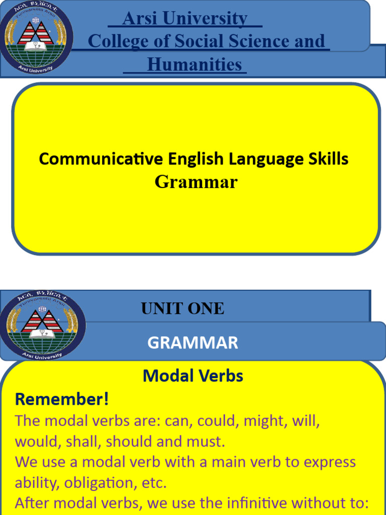 Comm. Eng. Grammar NC II | PDF | Verb | Grammatical Tense