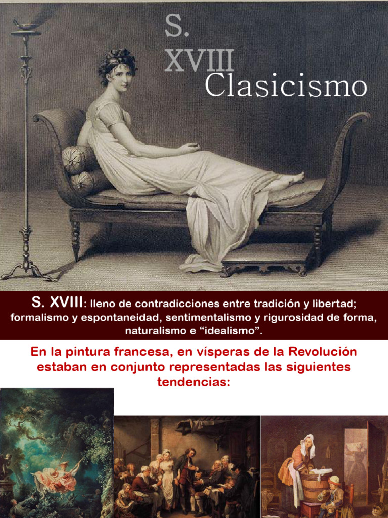 Clase Neoclasicismo | PDF | revolución Francesa | Clasicismo