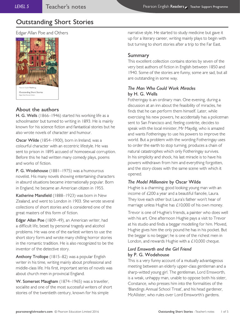 Award-Winning Short Stories Overview | PDF