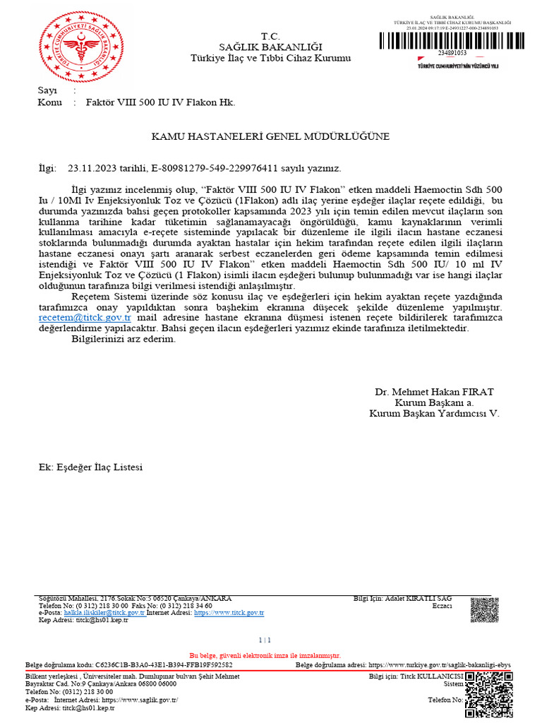 TITCK Ust Yazi | PDF