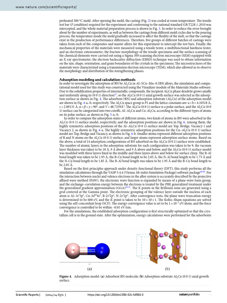 Adsorption Modeling and Calculation Methods | PDF | Density Functional Theory | Adsorption