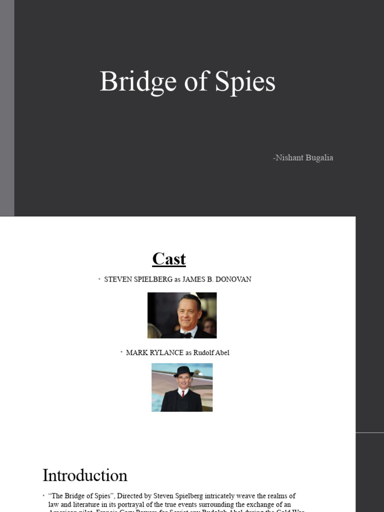 Bridge of Spies Project | PDF | Espionage