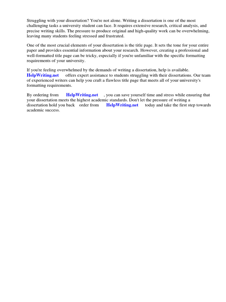 University of Liverpool Dissertation Title Page | PDF | Thesis | Doctor Of Philosophy