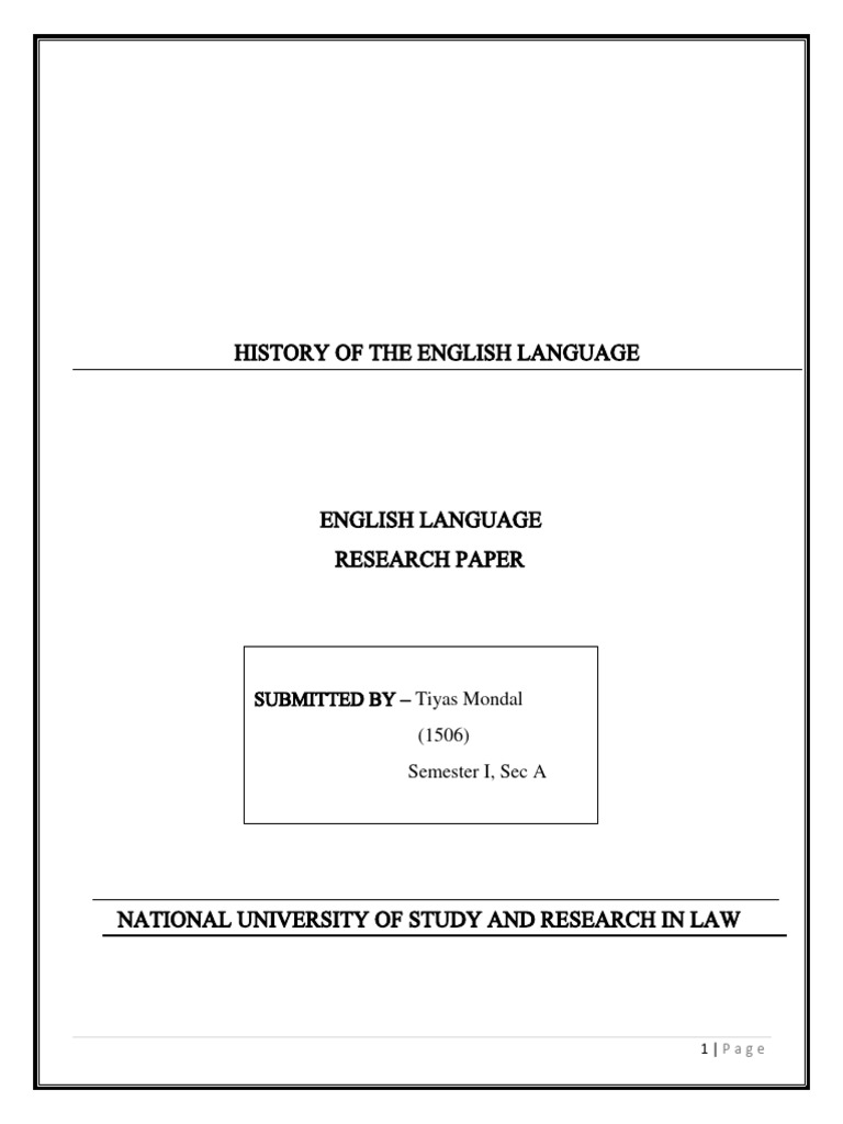 History of English Language 3 | PDF | English Language | German Language