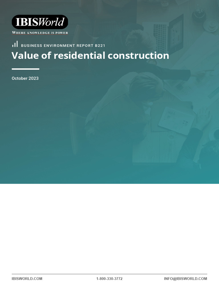 B221 Value of Residential Construction BED Report | PDF
