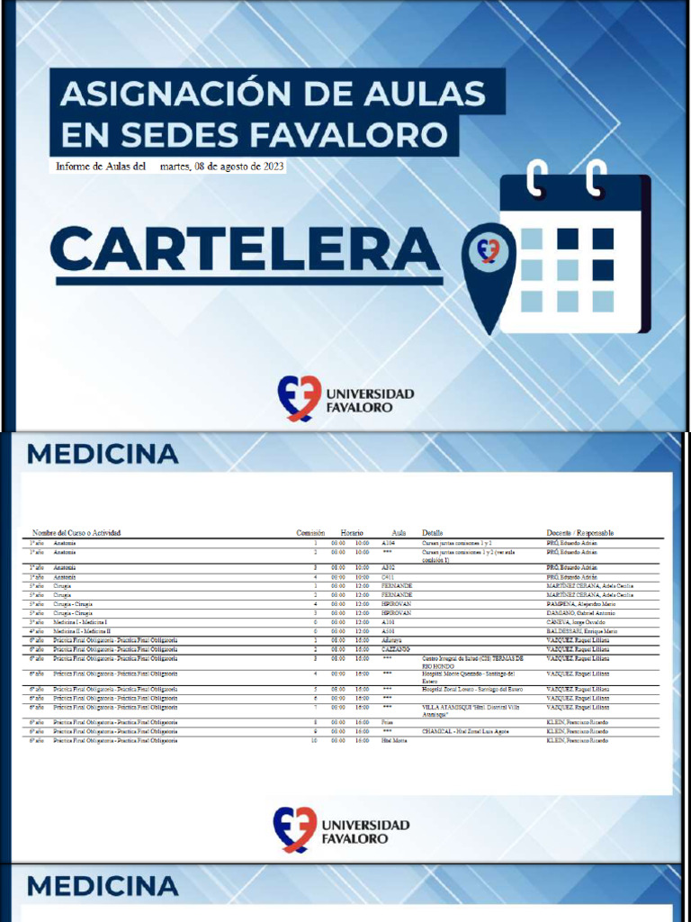 Cartelera Base 8-8-23 | PDF