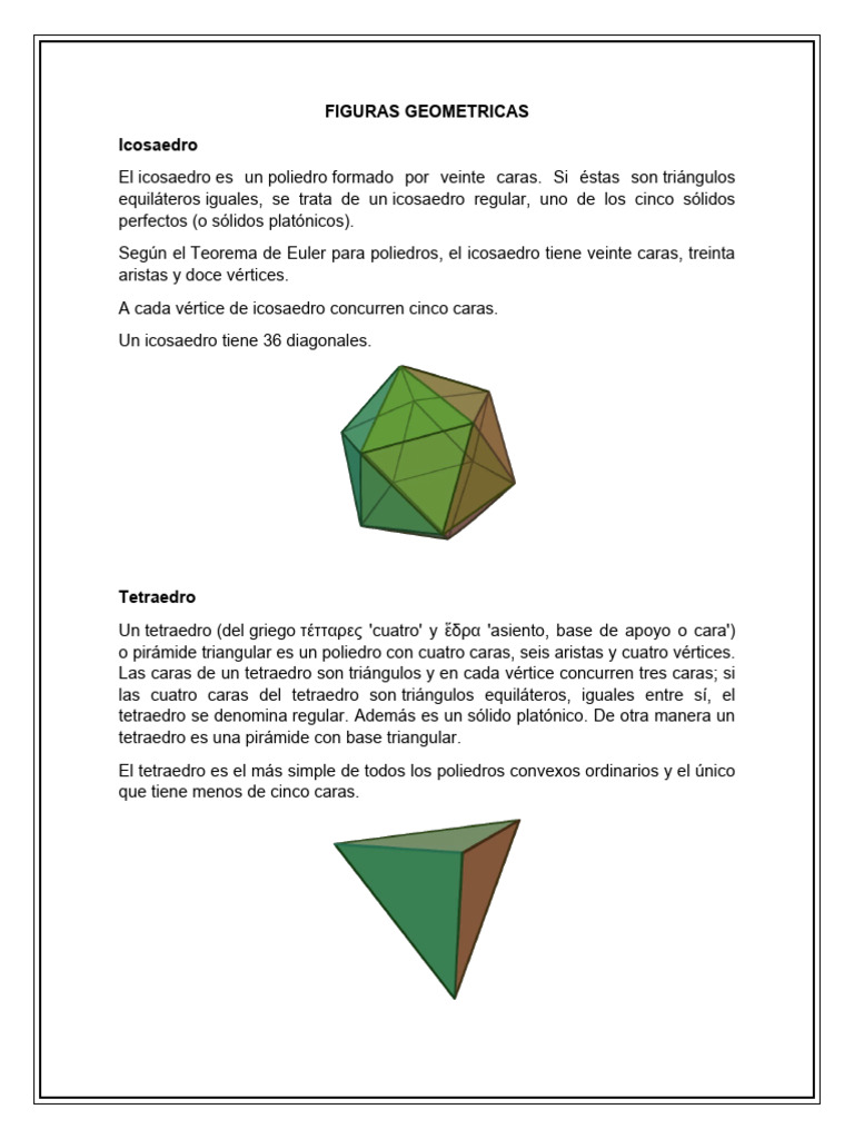 Figuras Geometricas | PDF | Tetraedro | Triángulo
