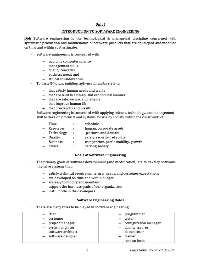 Introduction to Software Engineering | PDF | Software Testing ...
