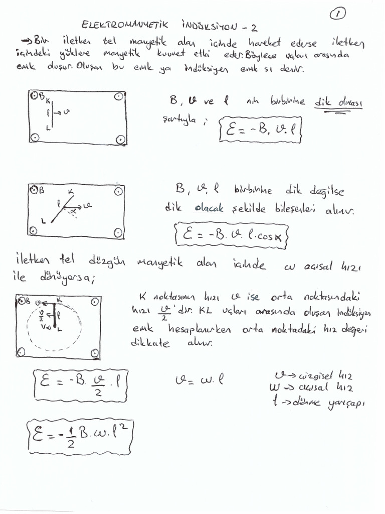 Elektromanyetik İndüksiyon - 2 | PDF