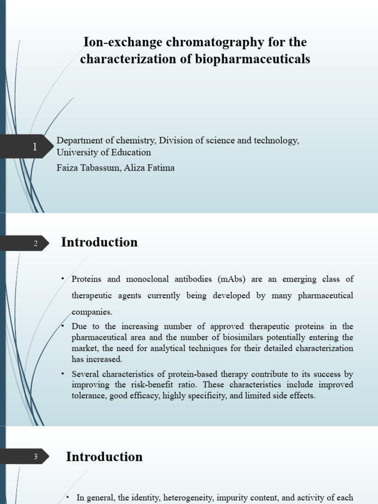 Iex of Biopharmaceuticals 1234 | PDF | Chromatography | Scientific ...