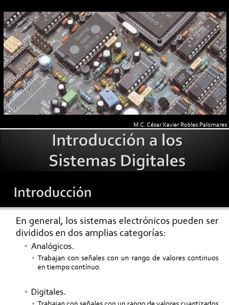 Introducción A Los Sistemas Digitales | Descargar gratis PDF | Poco ...