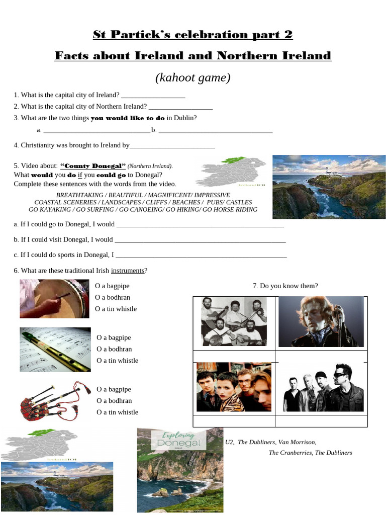 ST Patrick Part 2 General Facts About Ireland | PDF | Ireland | Celtic ...
