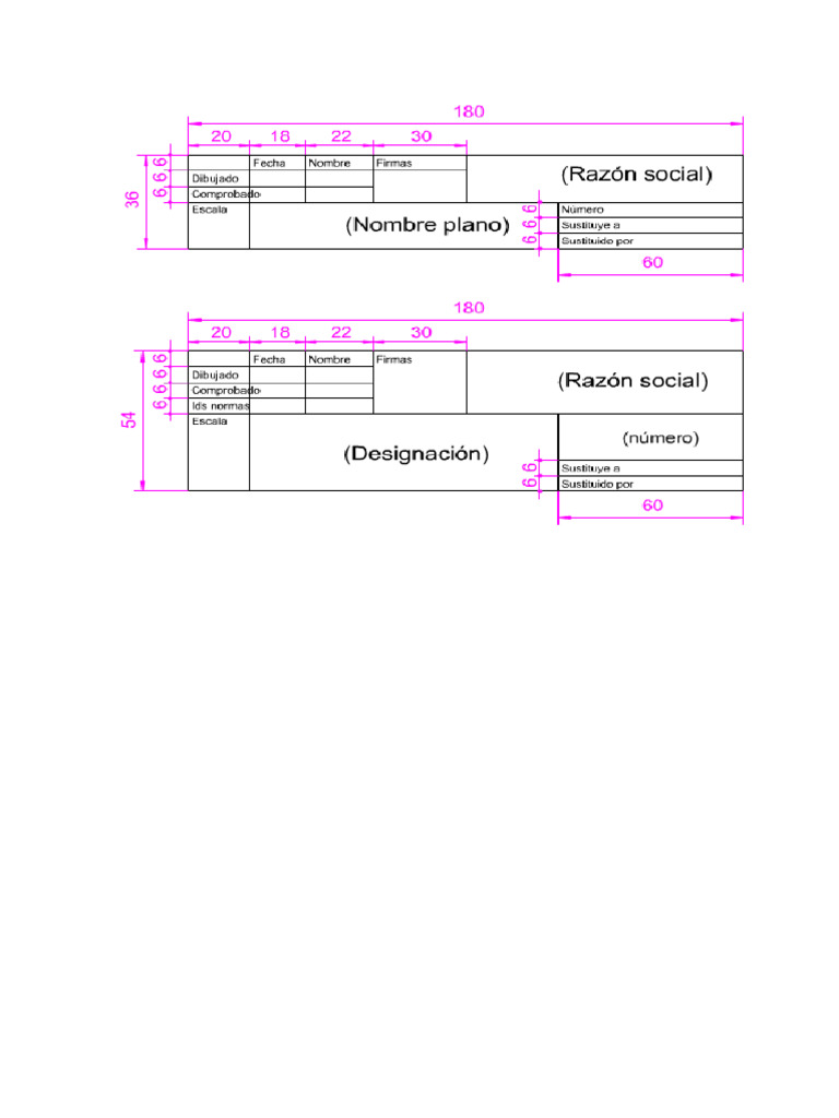 Rotulo para Planos | PDF