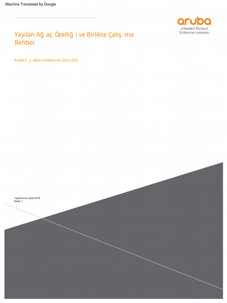 1-STP Feature Interop Guide - ArubaOS & Cisco IOS | PDF